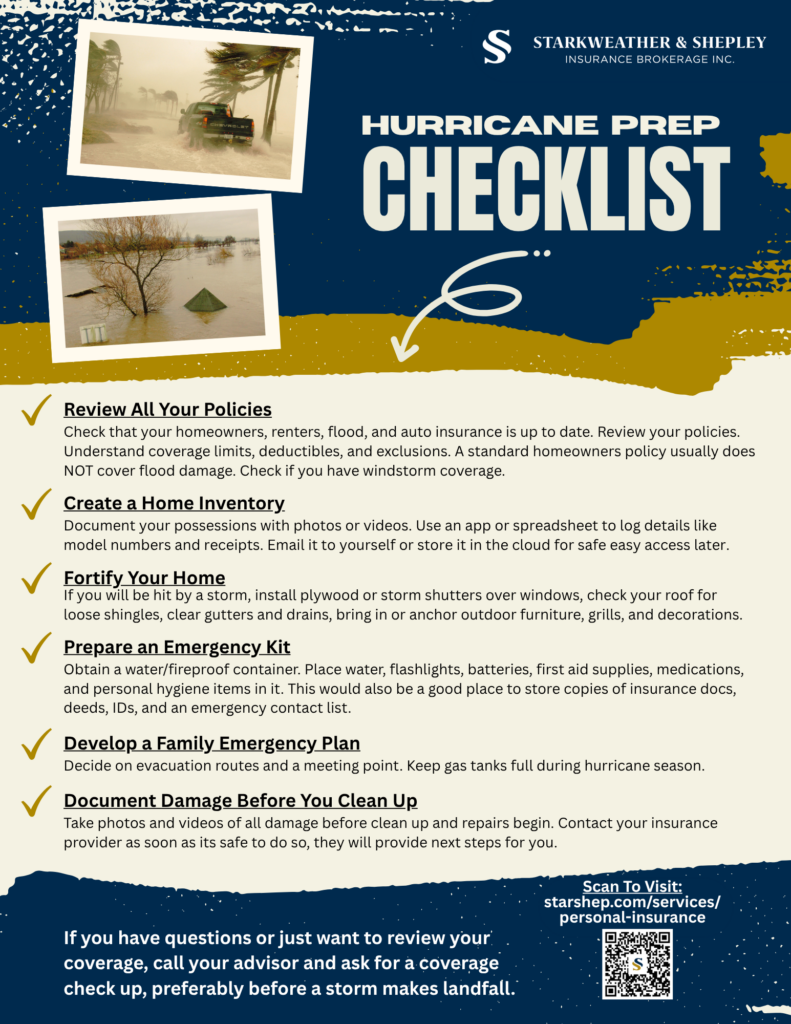 Know Your Risk: Hurricane Prep 101 | Starkweather & Shepley Insurance ...